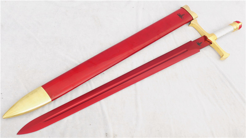 Zar'roc Eragon Movie Sword Handmade 1095 High Carbon Steel Red Blade ...