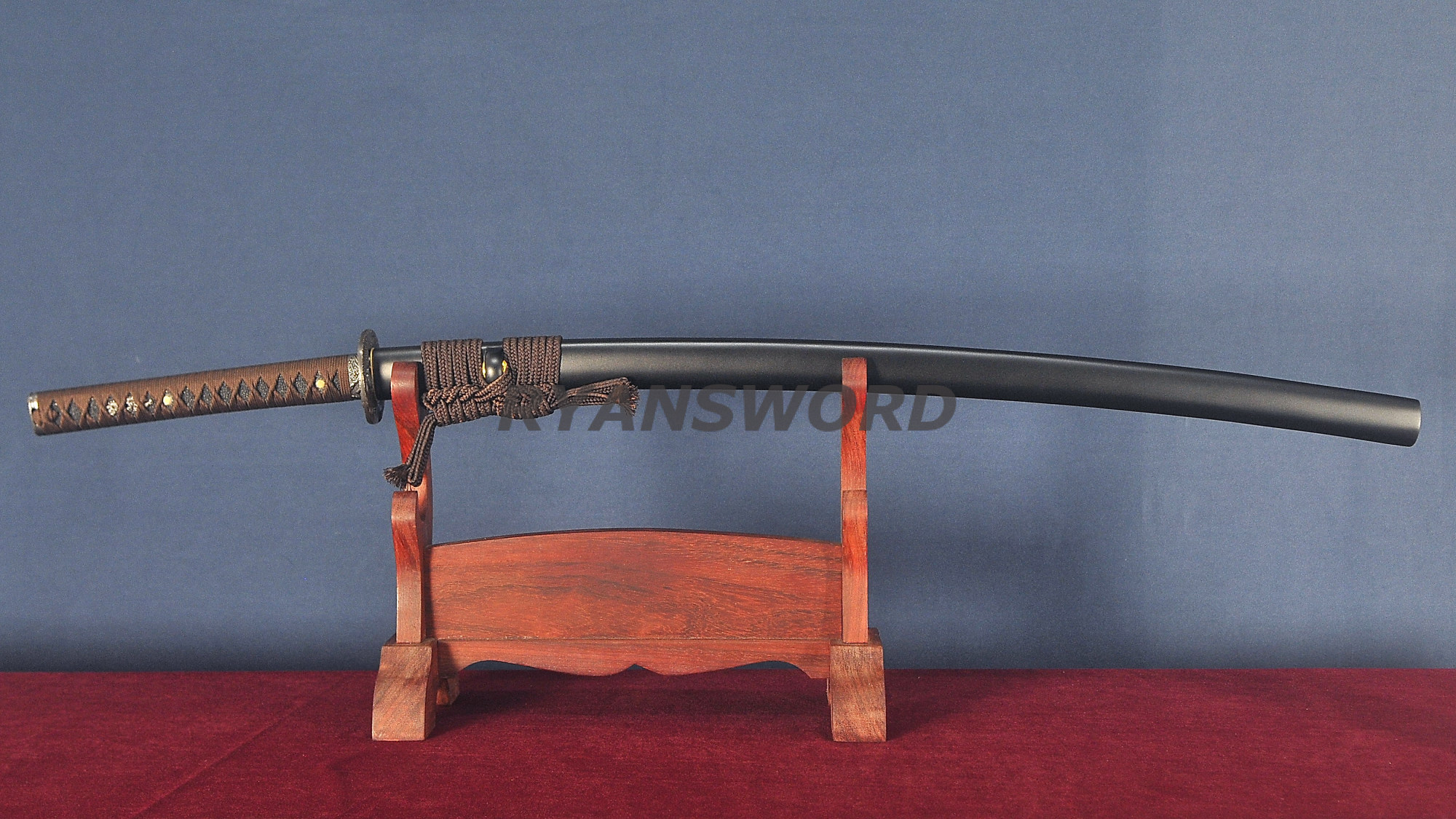 Katana Folded Steel Clay Tempered--CL023,$189.00 -- ryansword.com